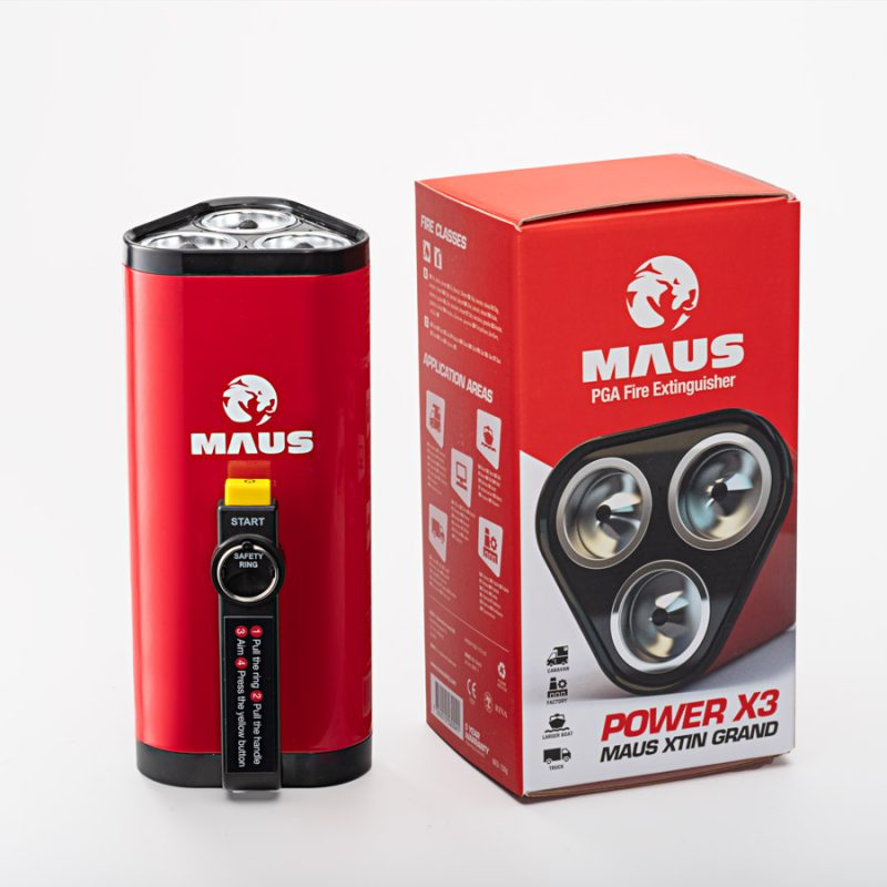 Pulversläckare 2 kg för hem och fordon - Maussafety